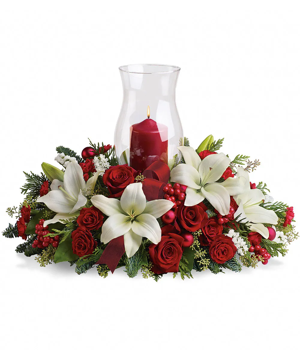Holiday Glow Centerpiece | Baltimore-Annapolis (MD) Holiday Flowers ...